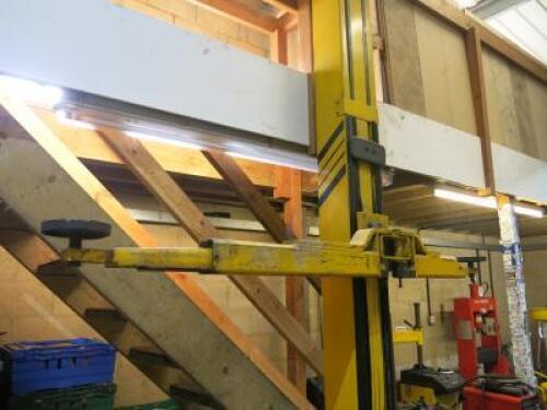 Bradbury 2 Post Car Lift, 2800kg Capacity, Model BH 2-28, S/N 100077 ...